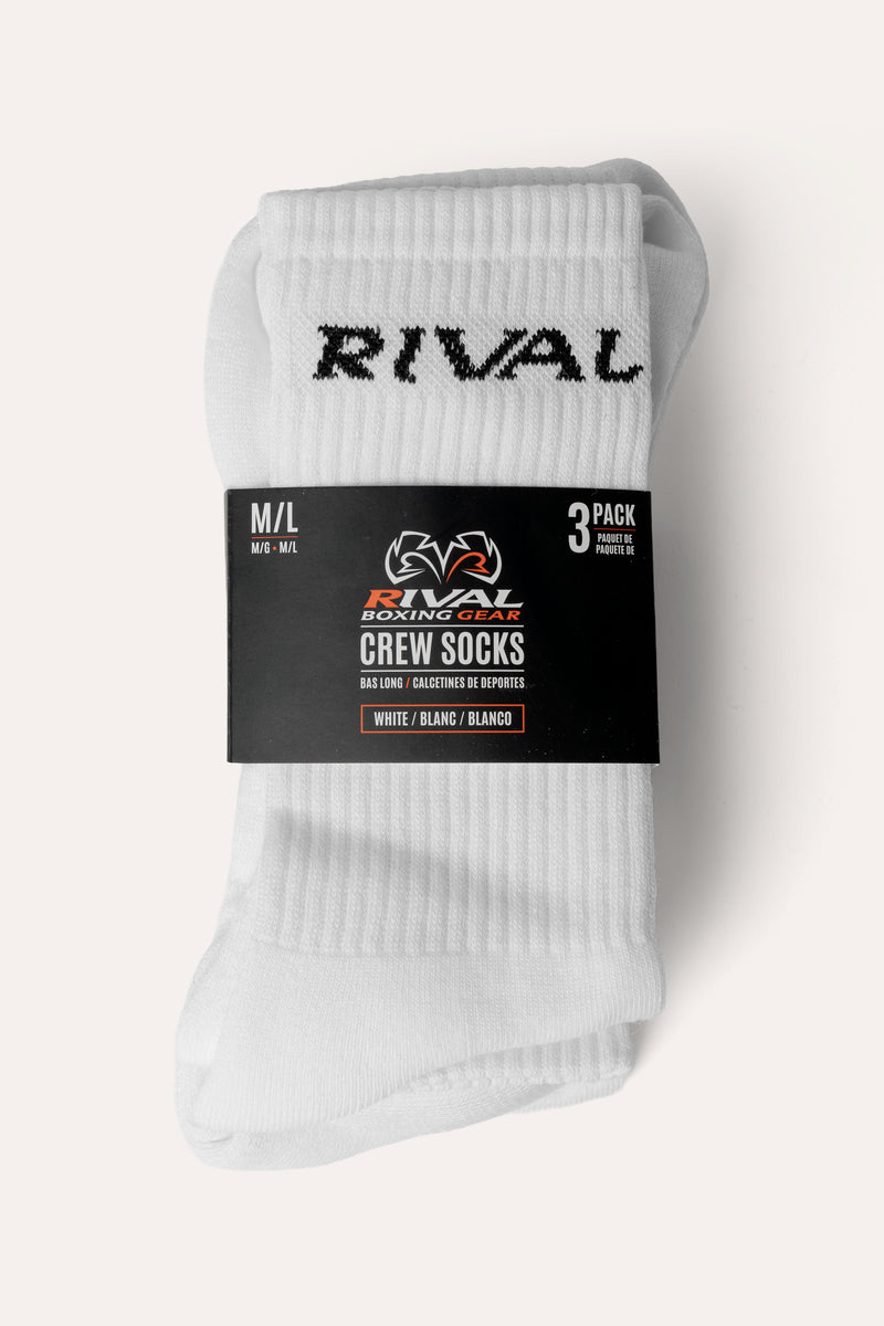 Crew Socks - 3 Pack – Rival Boxing Gear UK