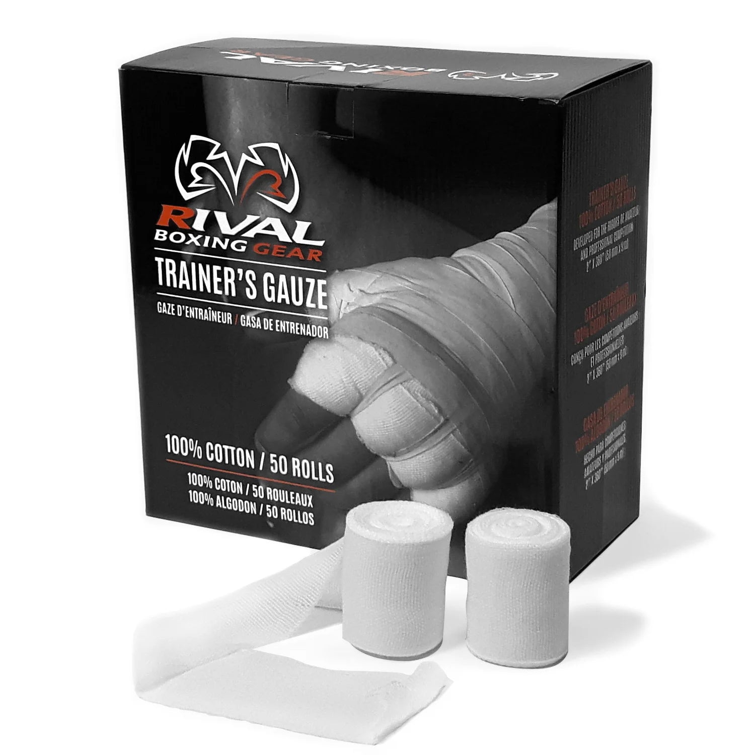 Gauze - Box of 50 Rolls – Rival Boxing Gear UK