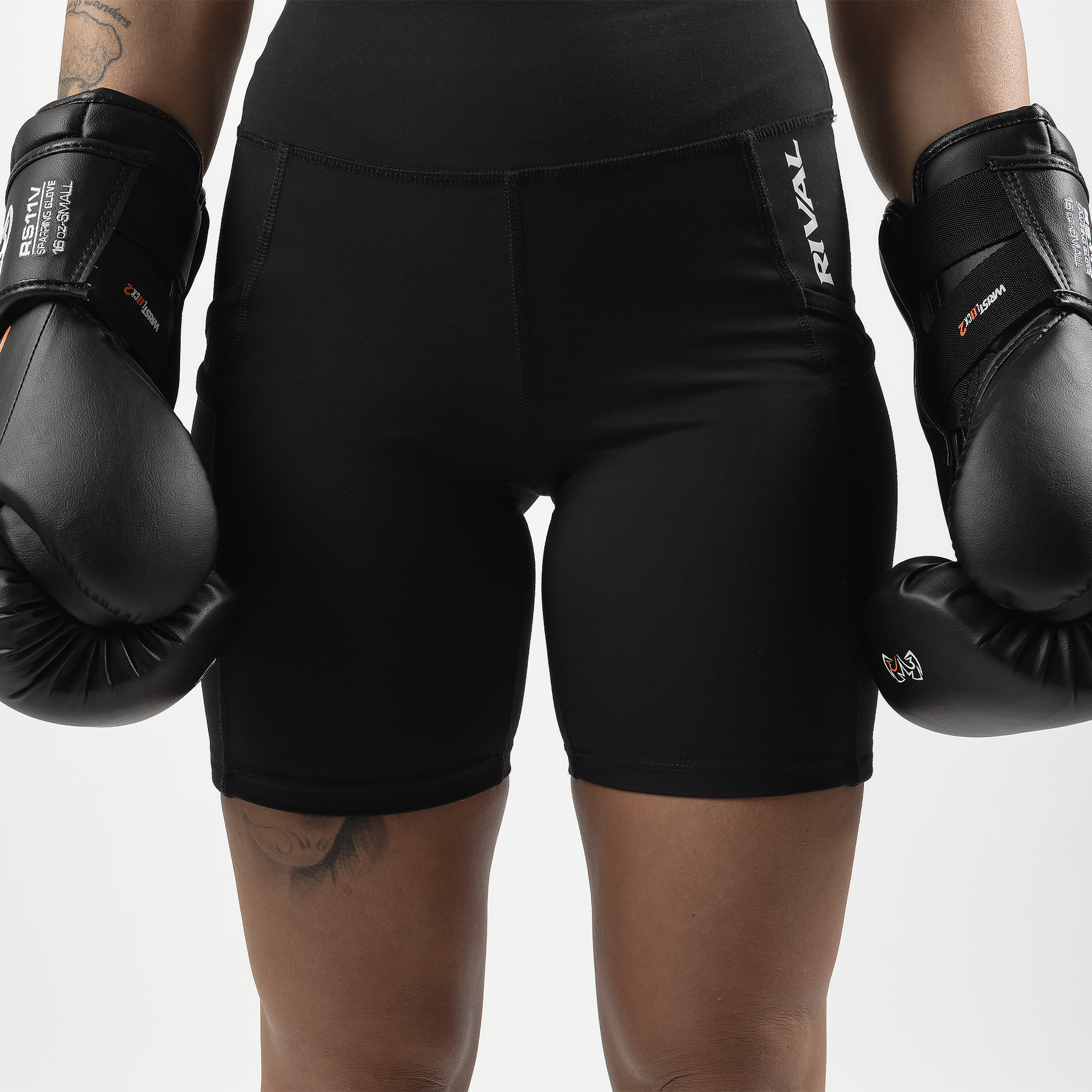 Women's High-Rise Biker Shorts with Pockets – Rival Boxing Gear UK