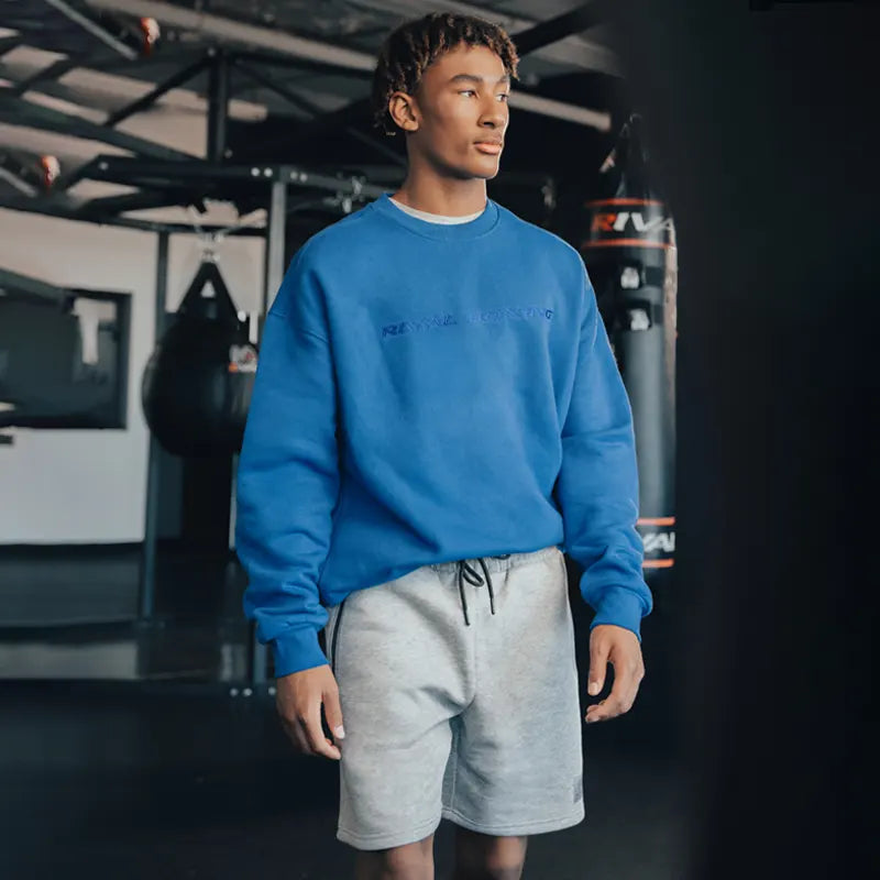 Fleece Oversized Crewneck Sweater – Rival Boxing Gear UK