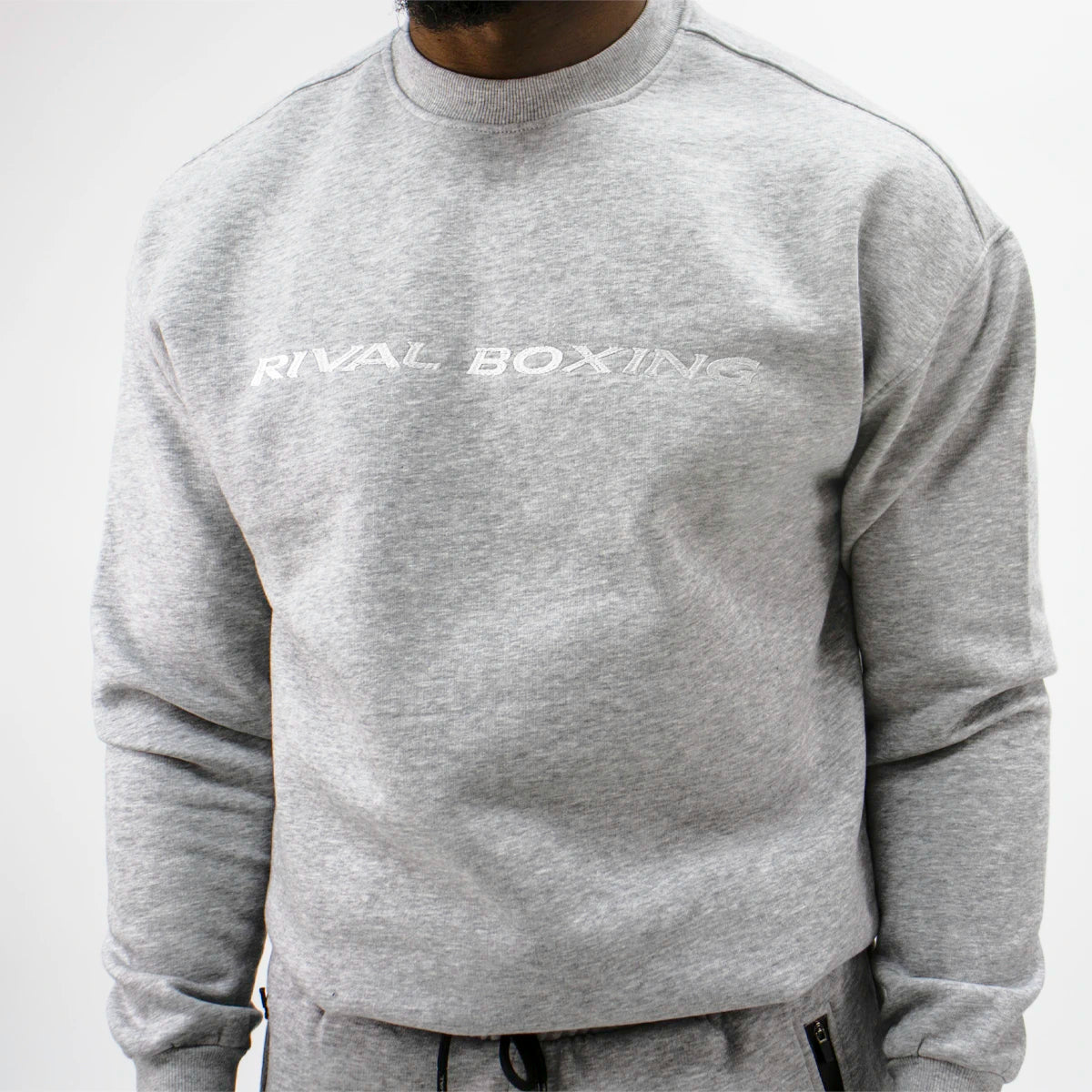 Fleece Oversized Crewneck Sweater – Rival Boxing Gear UK