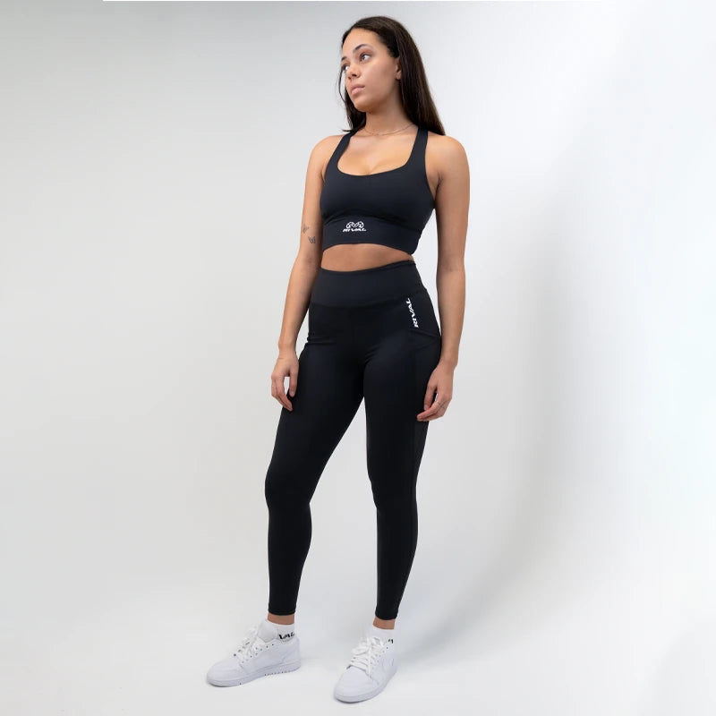 Women's High-Rise Leggings with Pockets – Rival Boxing Gear UK